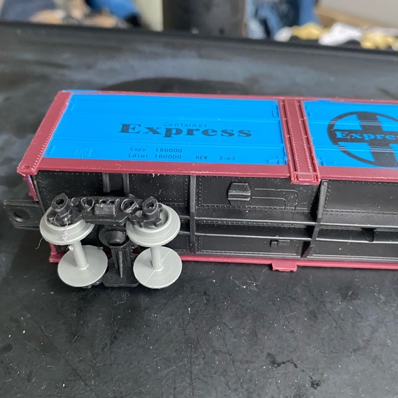 Toys | 7 Ho Scale Container Express Railroad Train Tanker Freight Coal ...